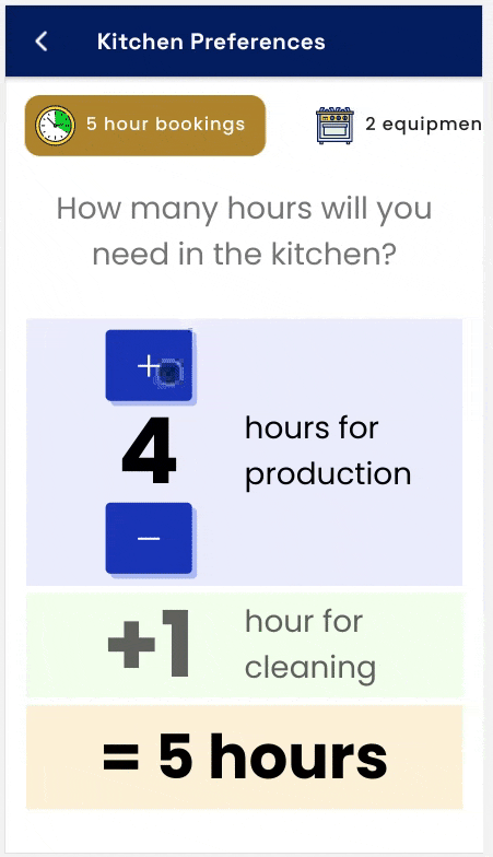Setting Your Kitchen Preferences